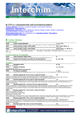 Fillable Online EMFutur nanomaterials and associated products - Interchim Fax Email Print ...