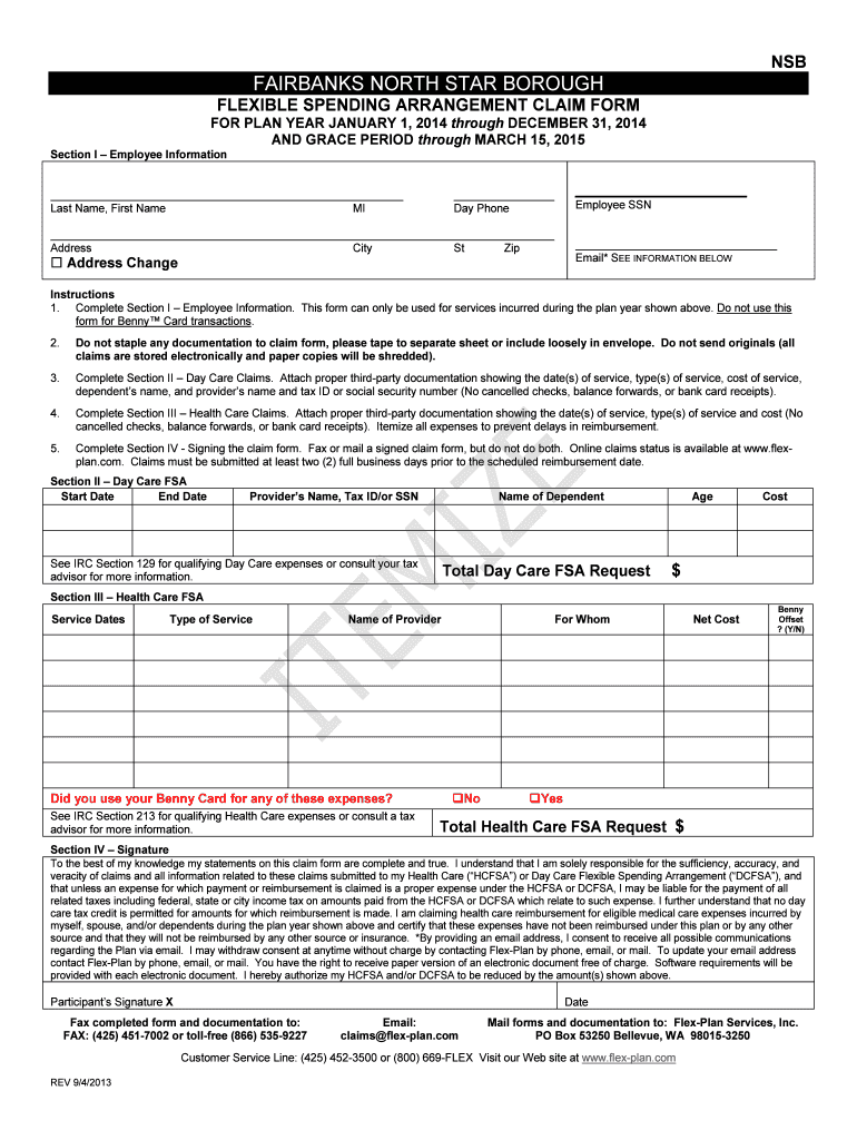 Fillable Online co fairbanks ak Do not staple any documentation to ...