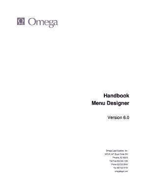 Fillable Online Menu Designer Fax Email Print - pdfFiller