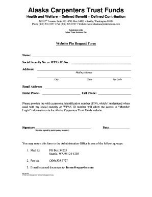 Fillable Online F40-00-Form-PinRequest-2013.docx Fax Email Print ...