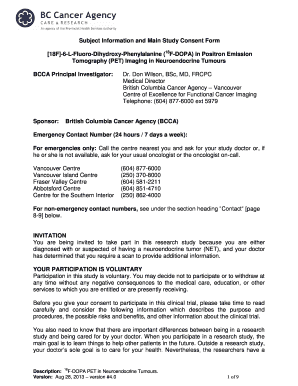 Fillable Online bccancer bc View/Download FDOPA Adult Consent Form - BC Cancer Agency - bccancer ...