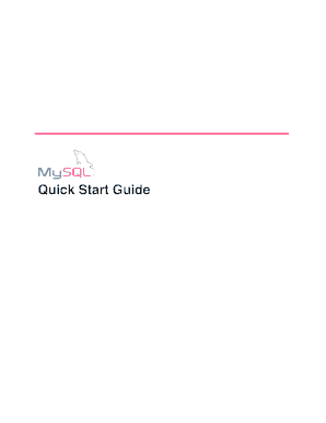 Fillable Online downloads prositehosting co MySQL Quick Start Guide ...