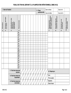 Fillable Online IMS Form 215-G: Operational Planning Worksheet ...