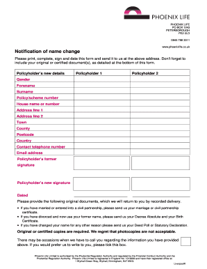 Phoenix Life Email Address Glasgow - Fill Online, Printable, Fillable ...