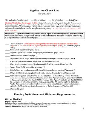 Fillable Online ci medford or Form - City of Medford Fax Email Print ...