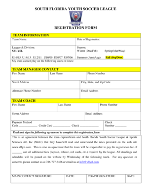 Fillable Online ss4u TEAM REG FORM - SS4U - ss4u Fax Email Print ...