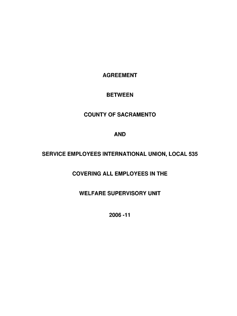 Fillable Online seiu1021 2006-11 WELFARE SUPERVISORT UNIT AGREEMENT RR961 - Mobile Elevated Work ...