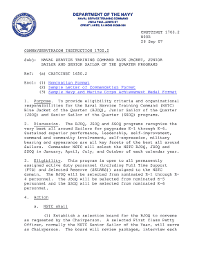 Fillable Online CNSTCINST 17002 NAVY PERFORMANCE EVALUATION SYSTEM Fax ...