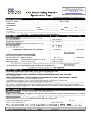 Fillable Online 13-14_AAA Safety Patrol Breakfast Date_New Changes ...