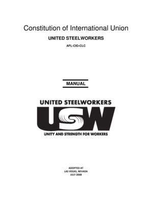 Usw Constitution - Fill Online, Printable, Fillable, Blank | pdfFiller