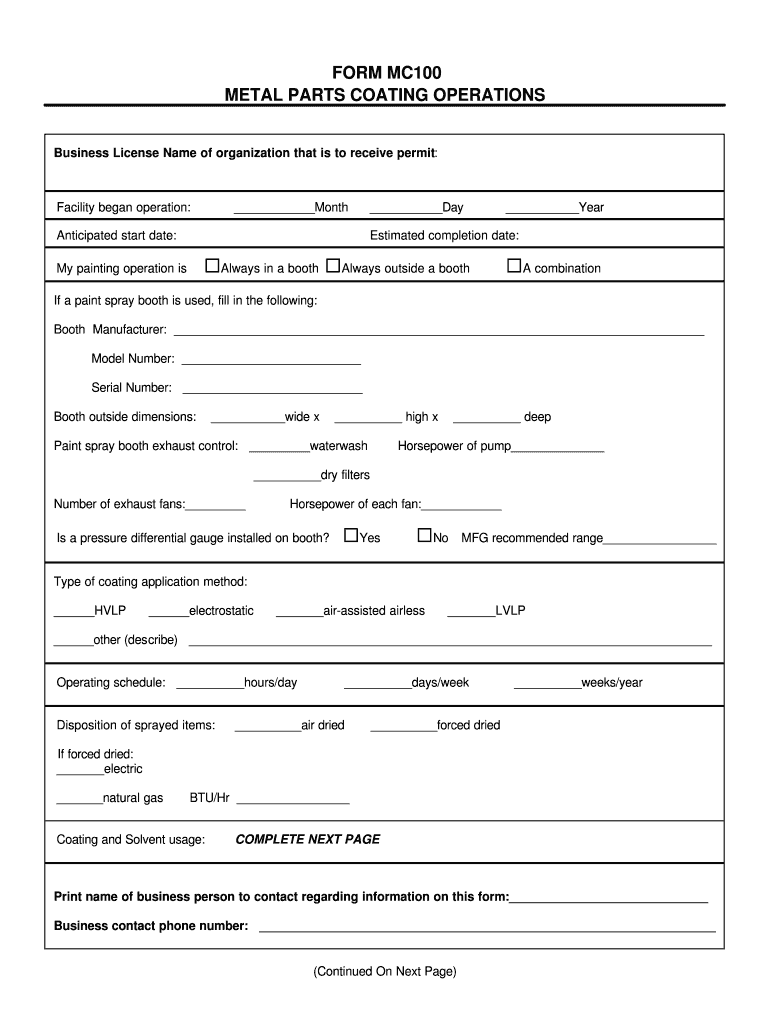 Fillable Online airquality Application Form (MC100) - Sacramento ...