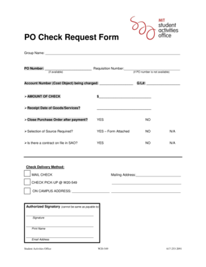 Fillable Online PO Check Request Form - MIT Division of Student Life ...