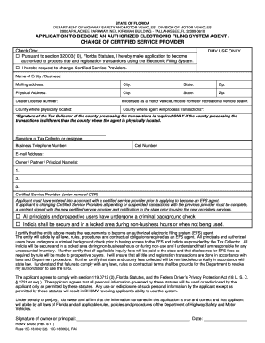 Fillable Online APPLICATION TO BECOME AN AUTHORIZED ELECTRONIC ... Fax ...