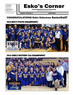 Fillable Online Esko, MN 55733 Fax Email Print - pdfFiller