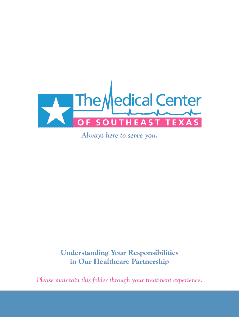 Fillable Online Admission Packet - The Medical Center of Southeast ...