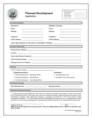 Fillable Online co currituck nc Planned Development - Currituck County ...
