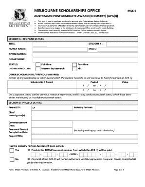 Fillable Online 2014 Aileen Sinclair Scholarship Application Form.docx Fax Email Print - pdfFiller
