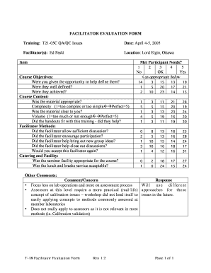 18 Printable post training effectiveness evaluation form Templates ...