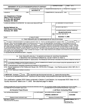 Fillable Online hanford This modification updates DOE Orders contained ...