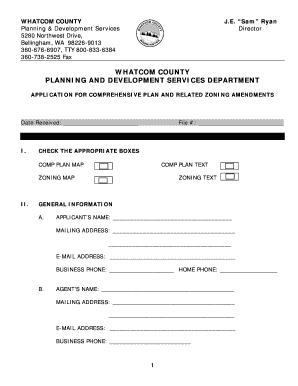 Fillable Online whatcomcounty WHATCOM COUNTY PLANNING AND DEVEOPMENT ...