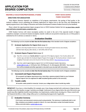 Fillable Online cehd umn + HUMAN DEVELOPMENT - cehd umn Fax Email Print - pdfFiller