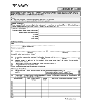 Fillable Online Form DA 185.4B2 - Sars Fax Email Print - pdfFiller