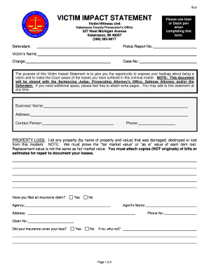 Fillable Online VictimWitness Unit Fax Email Print - pdfFiller