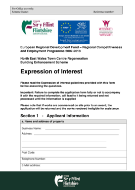 Fillable Online Business enhancement scheme - EOI form (PDF 130KB new ...