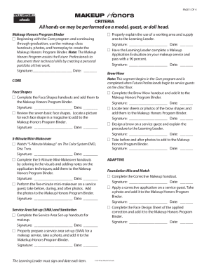 Fillable Online files paulmitchell All About Paul Mitchell's Honors Program l Jellybean3205 Fax ...