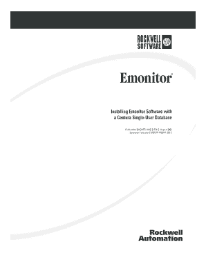 Fillable Online Installing Emonitor Software with a Centura Single-User ...