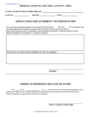 Fillable Online Probate Court Local Rules - Ashtabula County Courts System Fax Email Print ...