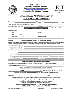 Fillable Online deltacollege San joaquin delta college electrician form ...