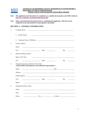 Fillable Online msdlouky SECTION A - GENERAL INFORMATION - MSD ...