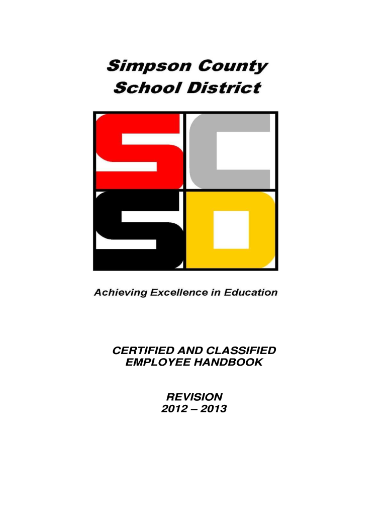 Staff Handbook - Simpson County School District: Fill out & sign online ...