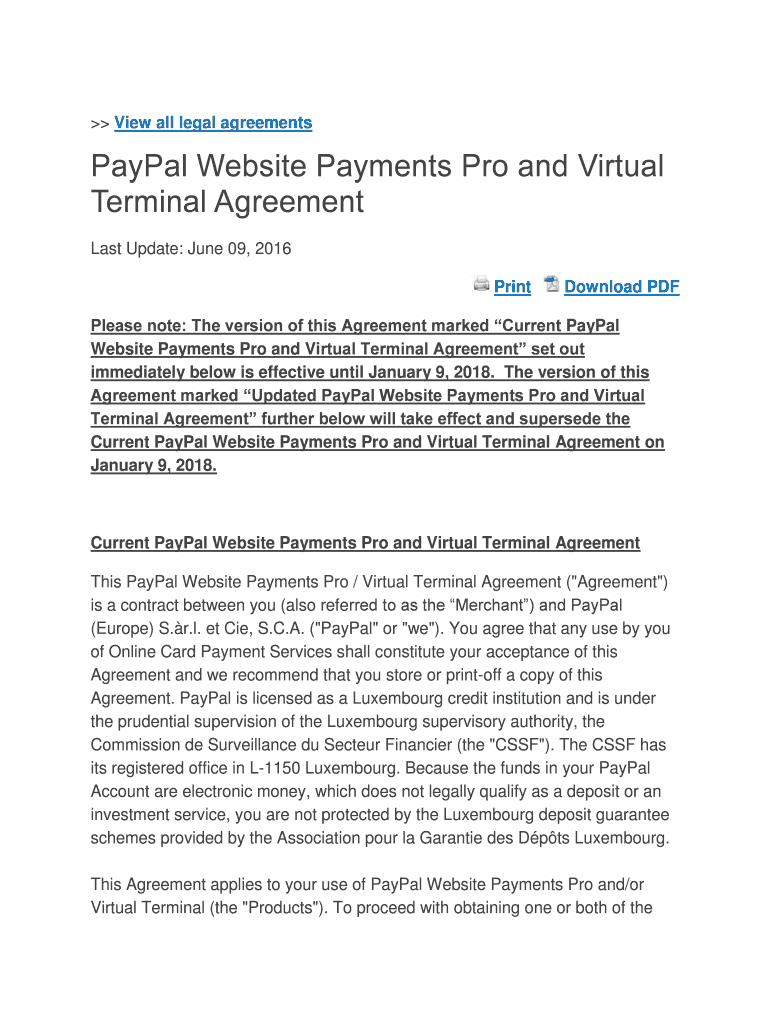 Fillable Online PayPal Website Payments Pro and Virtual Fax Email Print ...