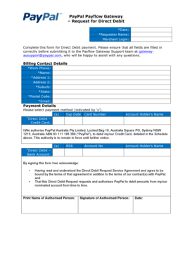 Fillable Online Set up and test hosted pages with Payflow Gateway ...