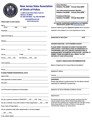 Fillable Online Initiation Fee$200 Fax Email Print - pdfFiller