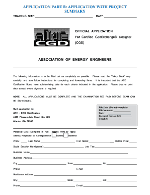 Fillable Online APPLICATION PART A POLICY Fax Email Print - pdfFiller