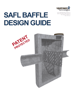 Fillable Online SAFL Baffle Design Guide - Upstream Technologies Fax ...