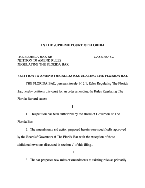 Fillable Online THE FLORIDA BAR, pursuant to rule 1-12 Fax Email Print ...