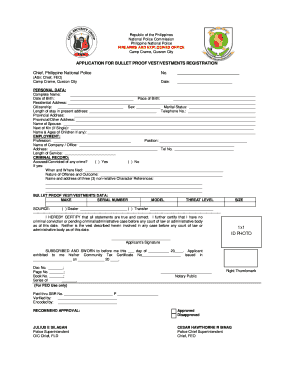 Fillable Online Permits and Other Licenses Section (POL) - PNP Firearms ...