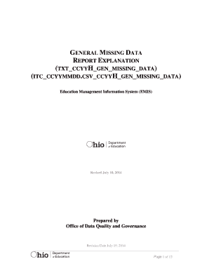 Fillable Online Report Explanation Template Fax Email Print - pdfFiller