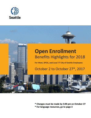 Fillable Online For Most, SPOG, and Local 77 City of Seattle Employees ...