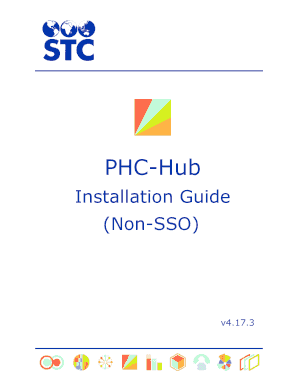 Fillable Online PHC-Hub 4.17.3 Non-SSO Installation Guide - STC Documentation ... Fax Email ...