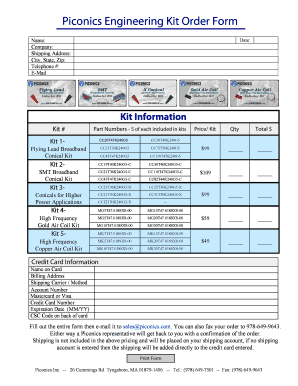 Fillable Online piconics Fax Email Print - pdfFiller