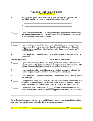 Fillable Online Property Access Authorization Form - Printable ...