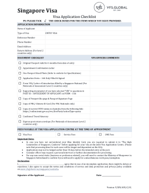 Fillable Online Completing this checklist is must for each applicant ...