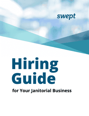 Fillable Online for Your Janitorial Business - Swept Fax Email Print ...