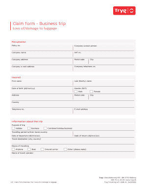 Fillable Online baggage claim form - United Airlines Fax Email Print ...