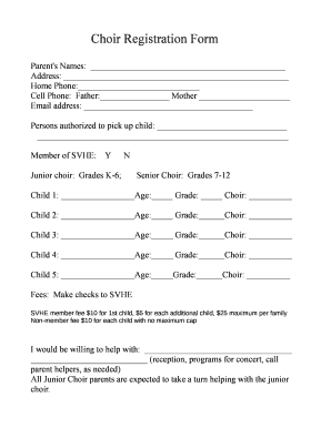 Fillable Online Parent's Names: Fax Email Print - pdfFiller